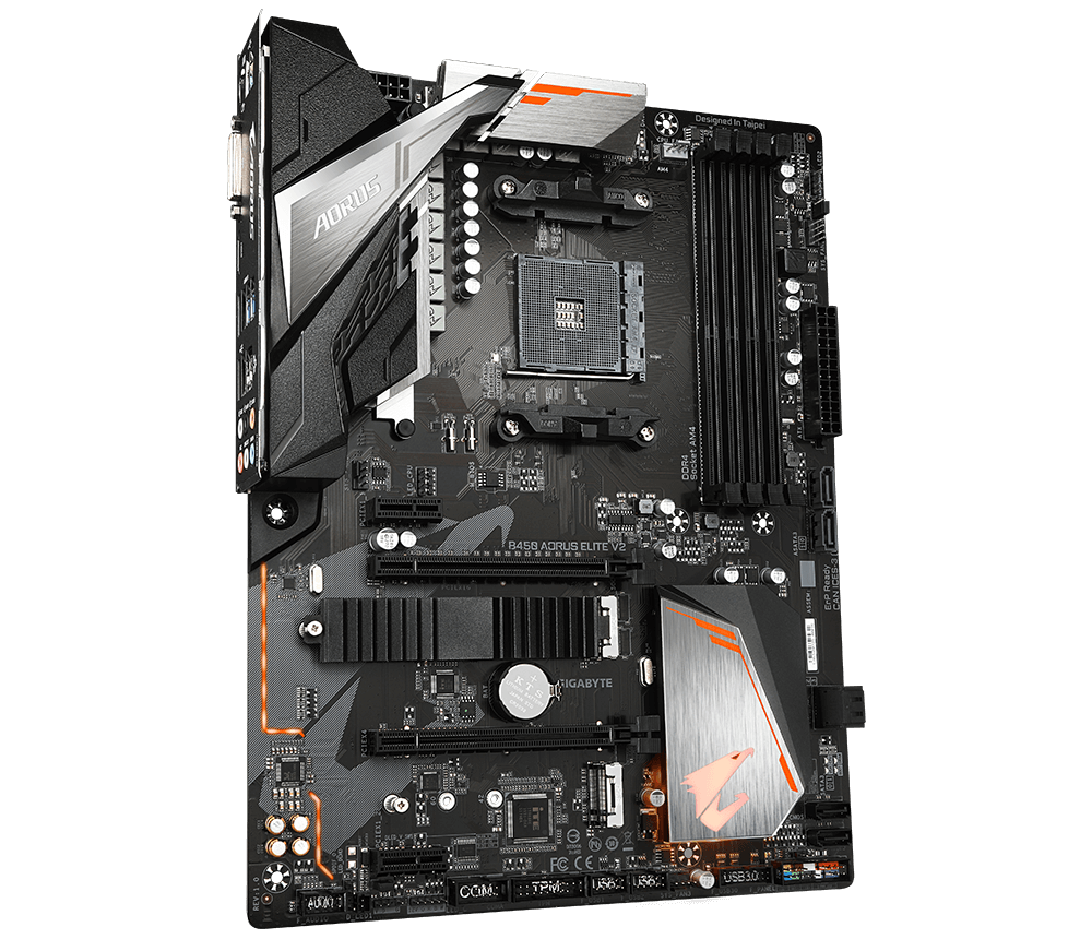 BOARD GIGABYTE B450 AORUS ELITE V2 DDR4 (Socket AM4) | JE Sistem