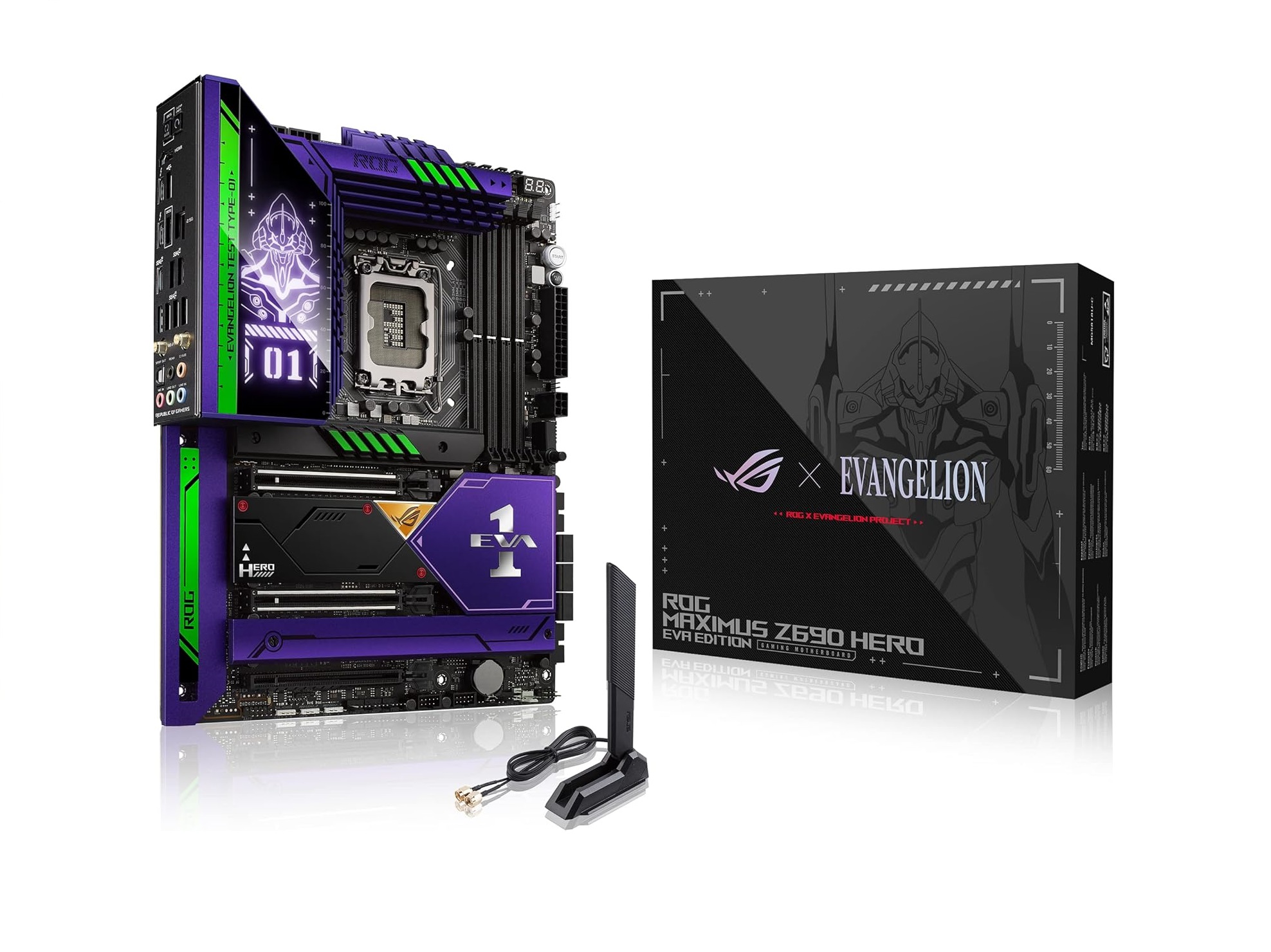 Board ASUS ROG MAXIMUS Z690 HERO EVA EDITION DDR5 (Socket LGA 1700 ...