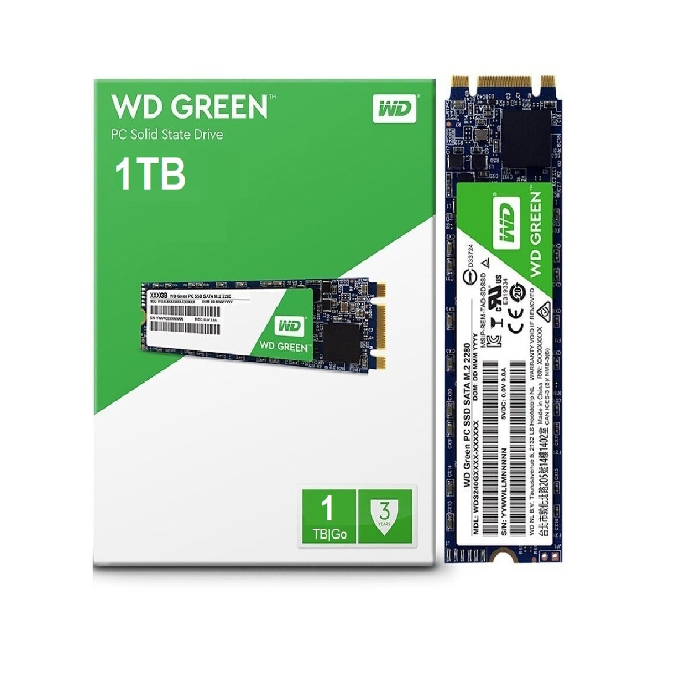 Disco SSD M.2 Western Digital SN350 Green 1TB PCIe | JE Sistem